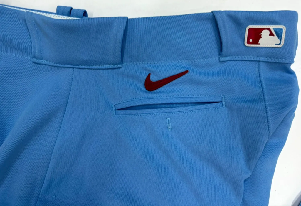 Nike Authentic Phillies Solid Powder Blue Pro Pants | Southside Sports